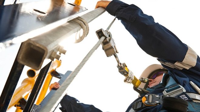 Safe Work Method for Working at Height Including Inside Shafts and Risers